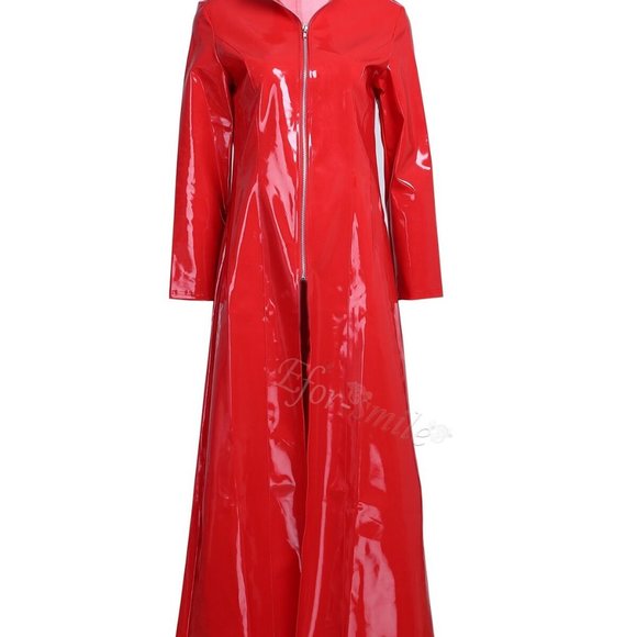 Jackets & Coats | Sexy Lingerie Catsuit Lady Faux Leather Vegan Club ...